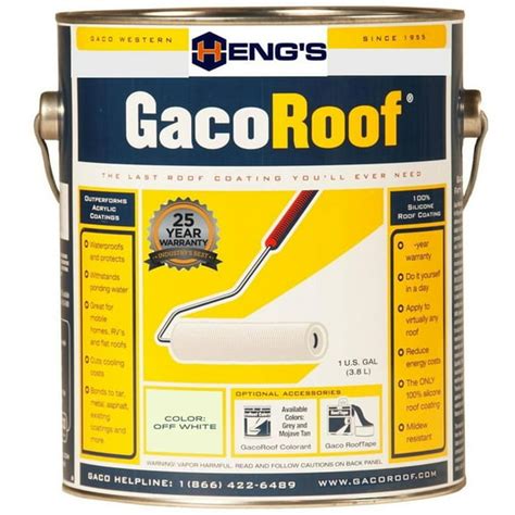 Gaco Western Flex S2000 100 Silicone Roof Coating 5 Gallon Pail