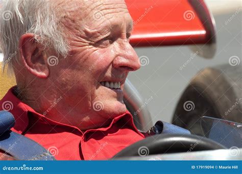 Former Ferrari F1 Driver Chris Amon Editorial Stock Image Image Of