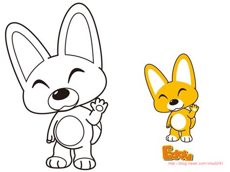 뽀로로 색칠공부 파일 프린트 14종 파일다운 네이버 블로그 한국 공예 색칠 활동 겨울왕국 색칠놀이