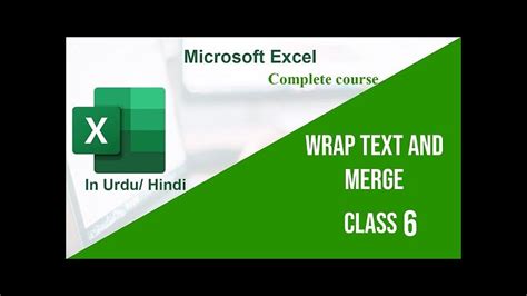 Microsoft Excel Tutorials Wrap Text And Merge One News Page Video