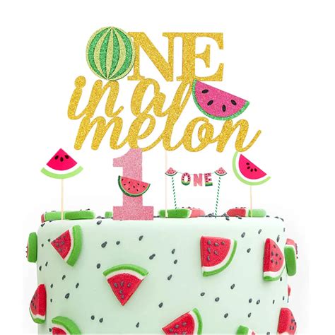 Melon Topper 1 Cupcake Decor 