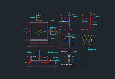 Distribution Tank Aerators In Autocad Cad 143 56 Kb Bibliocad