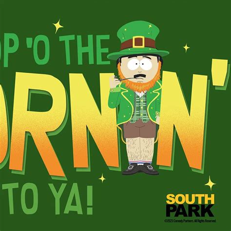 South Park Randy Topo The Morning To Ya Wrap Pint Glass Official