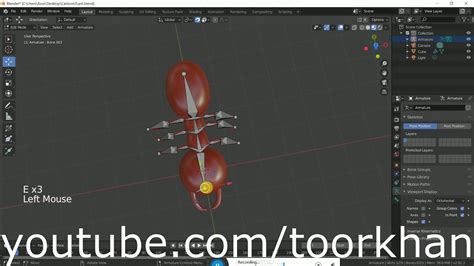 Blender Tutorial Rigging An Ant Ant Rigging In Eevee By Toorkhan Youtube
