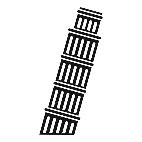 Premium Vector Tower Of Pisa Icon Simple Illustration Of Tower Of