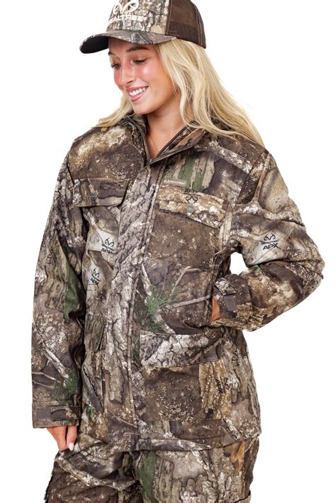 Realtree Womens Apx Camo Hunting Jacket Water Resistant Insulated