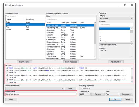 Spotfire® Tips And Tricks Reusable Simple And Easy Iso Week Calculation