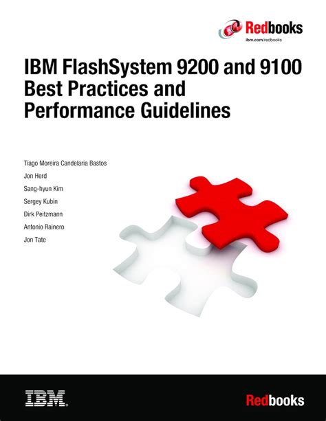 Front Cover Ibm Flashsystem 9200 And 9100 Best Practices And