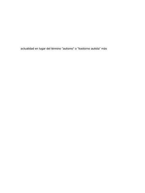 T1 Introduccion Al Trastorno Del Espectro Autista Fusionado Pdf