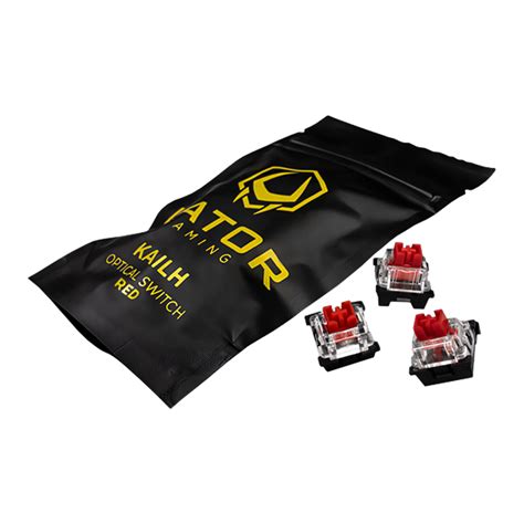 Set of optical switches Kailh Red (HTS-110) - HATOR Store
