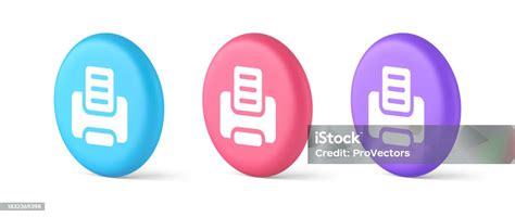 종이 문서 인쇄 버튼 잉크 인쇄물 기술 3d 등각 투영 원 아이콘 프린터 기계 장치 3차원 형태에 대한 스톡 벡터 아트 및 기타 이미지 3차원 형태 공란 그래픽