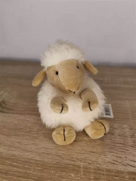 Jellycat Puffball Sheep Lamb Plush 13cm Soft Toy Beanie Small Retired