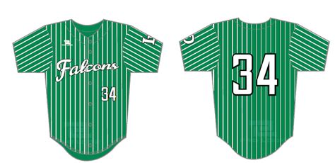 Kelly Green Pinstripe Designs Valley Athletics