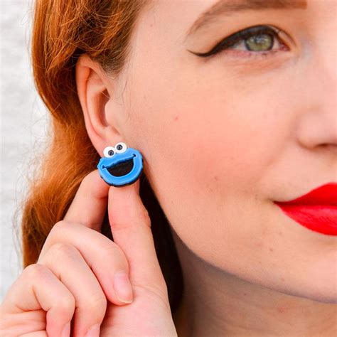 Cookie Monster Earrings Erstwilder