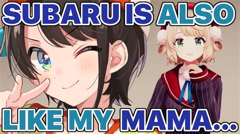 In a way, Subaru is my 'mama'... (Shigure Ui & Oozora Subaru / Hololive) [Eng Subs] - YouTube