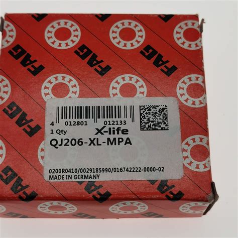 FAG Four Point Contact Ball Bearing QJ206 XL MPA QJ206MA 30mm X 62mm