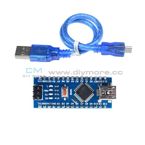 Nano V30 Atmega328p Microcontroller Modul Board With Usbcable Diymore