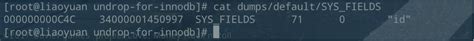 Undrop For Innodb Drop
