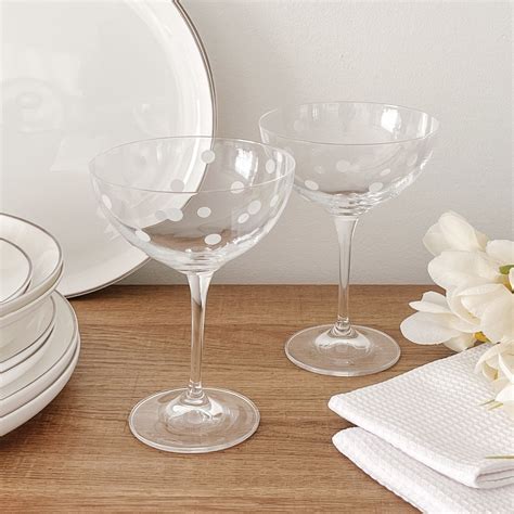 Sparkle Set Of 4 Cocktail Glasses By Trudeau Linen Chest