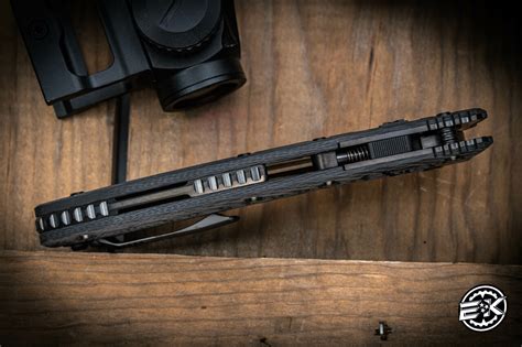Marfione Custom Amphibian Ram Lok Knife Carbon Fiber Dlc Accents 4