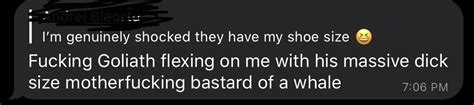 Fucking Goliath Flexing On Me With His Massive Dick Size Motherfucking Bastard Of A Whale R