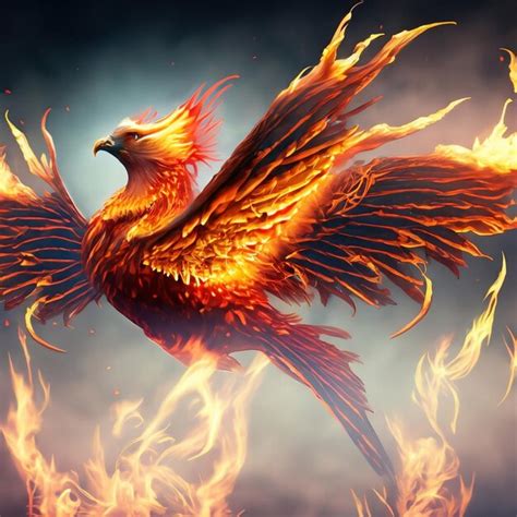 Premium Ai Image Phoenix On Fire