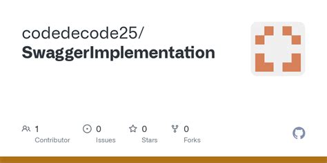 Github Codedecode25swaggerimplementation