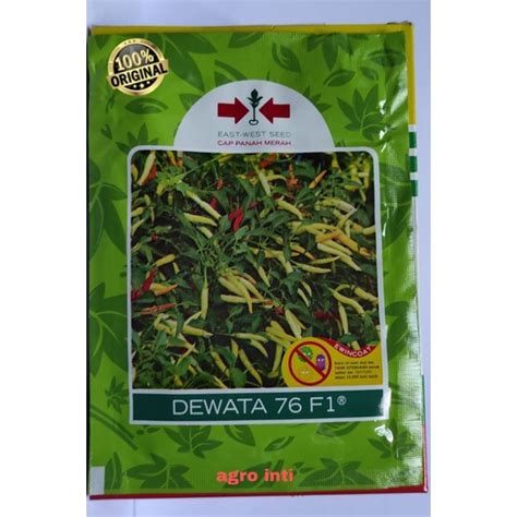 Jual Benih Cabe Hibrida DEWATA 76 F1 Isi 2250 Butir Cap Panah Merah
