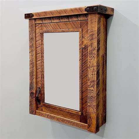 Timber Haven Rustic Barnwood Medicine Cabinet Rustic Medicine Cabinet