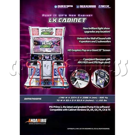Pump It Up Prime 2 2017 Dance Machine Lx 55 Inch Lcd Screen