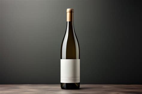 Premium Photo Collection Of Wine Bottle Curvy Shape Glass Material