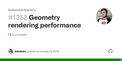 Geometry Rendering Performance Issue Avaloniaui Avalonia Github