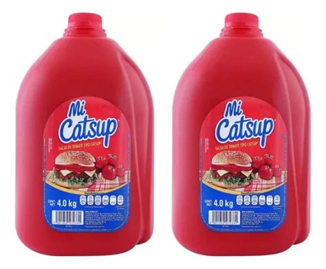 2 Pzas Salsa Catsup Mi Catsup De 4kg Cu Envío Gratis