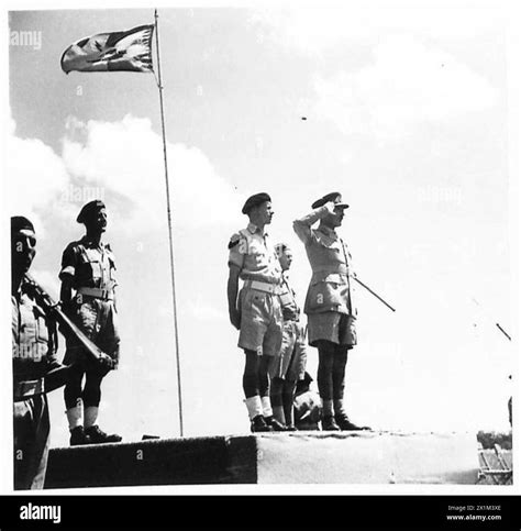 Fifth Army General Penny Inspects 1st Recce Regiment Shots During