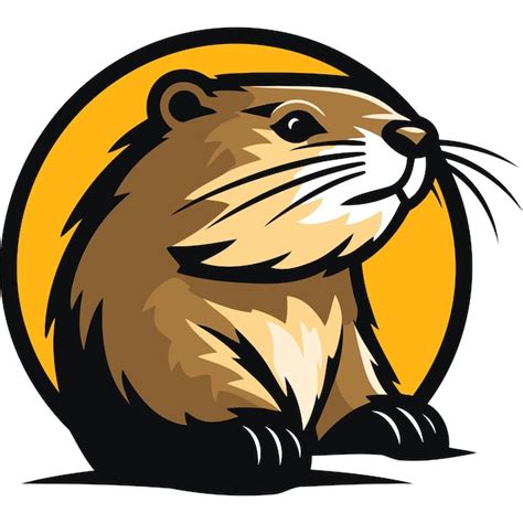 A Bold And Fun Cartoon Gopher Illustration Perfect For Mascot Designs