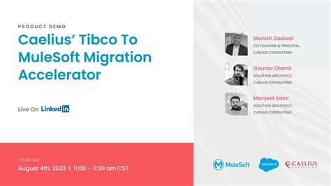 Caelius Tibco To Mulesoft Migration Accelerator Product Demo Youtube
