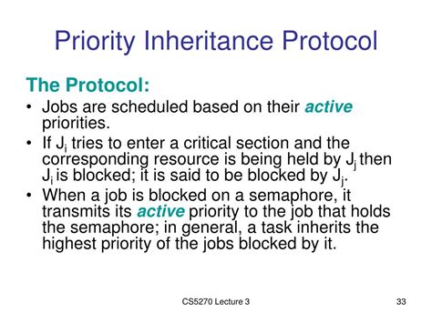 Ppt Scheduling And Resource Access Protocols Basic Aspects