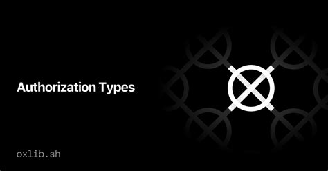 Authorization Types · Ox Authorization Types · Ox