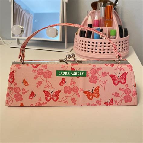 Laura Ashley Womens Pink Bag Depop