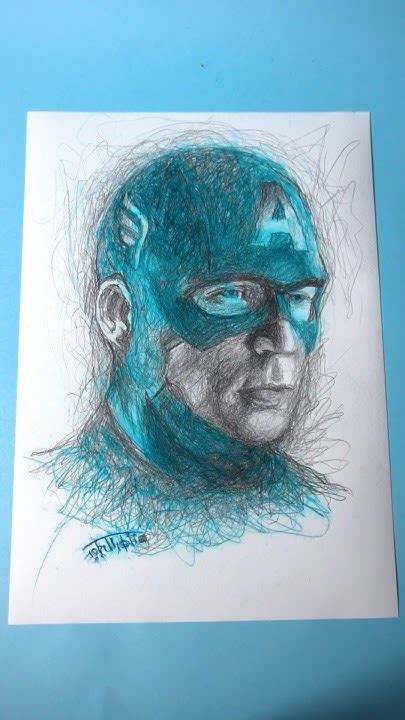 رسم كابتن امريكا بقلم سحري رسم Dubai Iraq فن Art امارات انستا