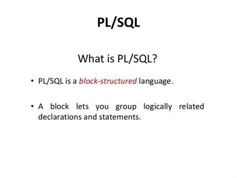 Unit 4 Plsql Pptx
