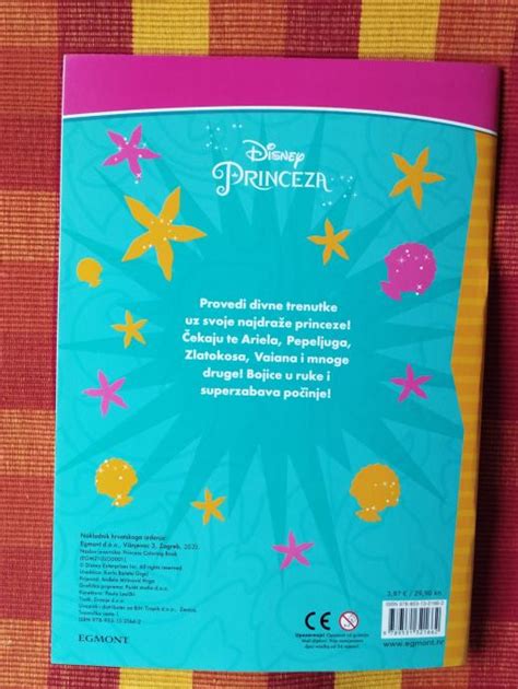 Disney Princeza Najdraže Princeze Bojanka S Naljepnicama