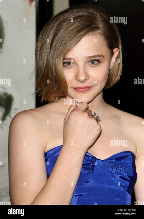 Chloe Moretz Let Me In Los Angeles Premiere Los Angeles California Usa 27 September 2010 Stock