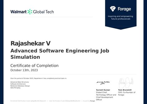 Walmart Softwareengineering Intern Rajashekar V