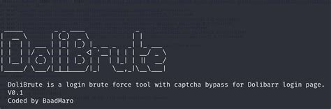 Bypass Captcha Using Ocr On Dolibarr Login Page Baadmaro