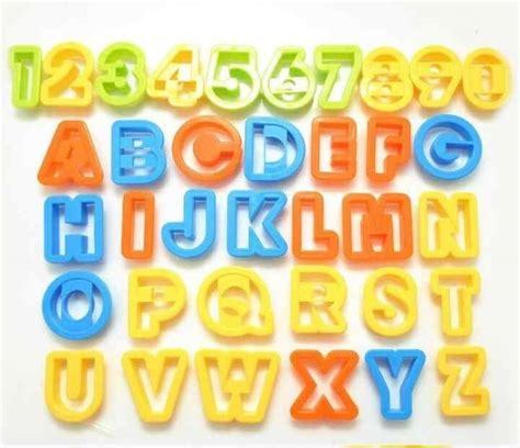 Alphabet And Numbers Cookie Cutter Set For Perfect Baking Cake Arts