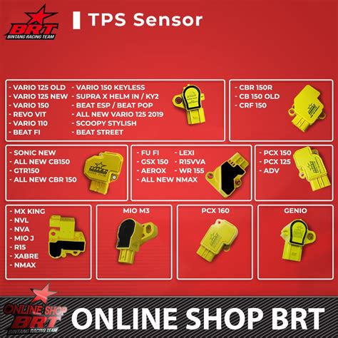 jual sensor tps presisi brt semua motor fi injeksi shopee indonesia
