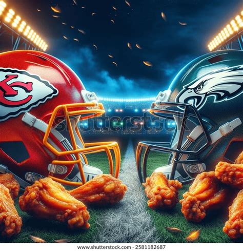 Chiefs Vs Eagles Helmets Clashing Add Ai Generated Image 2581182687