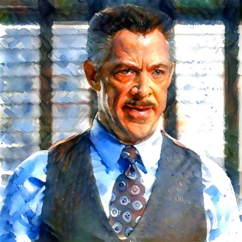 Джей Кей Симмонс. Портрет. / J. Jonah Jameson (Джей Джона Джеймсон ...