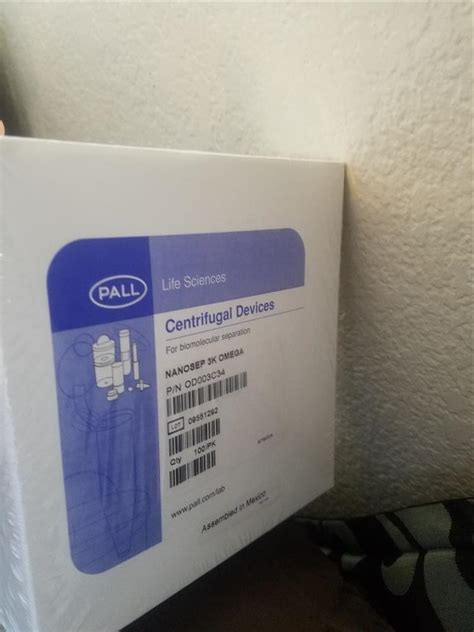 Pall Centrifugal Devices Nanosep 3k Omega 277648